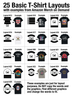 25 Basic T-Shirt Layouts with examples – Detour Shirts